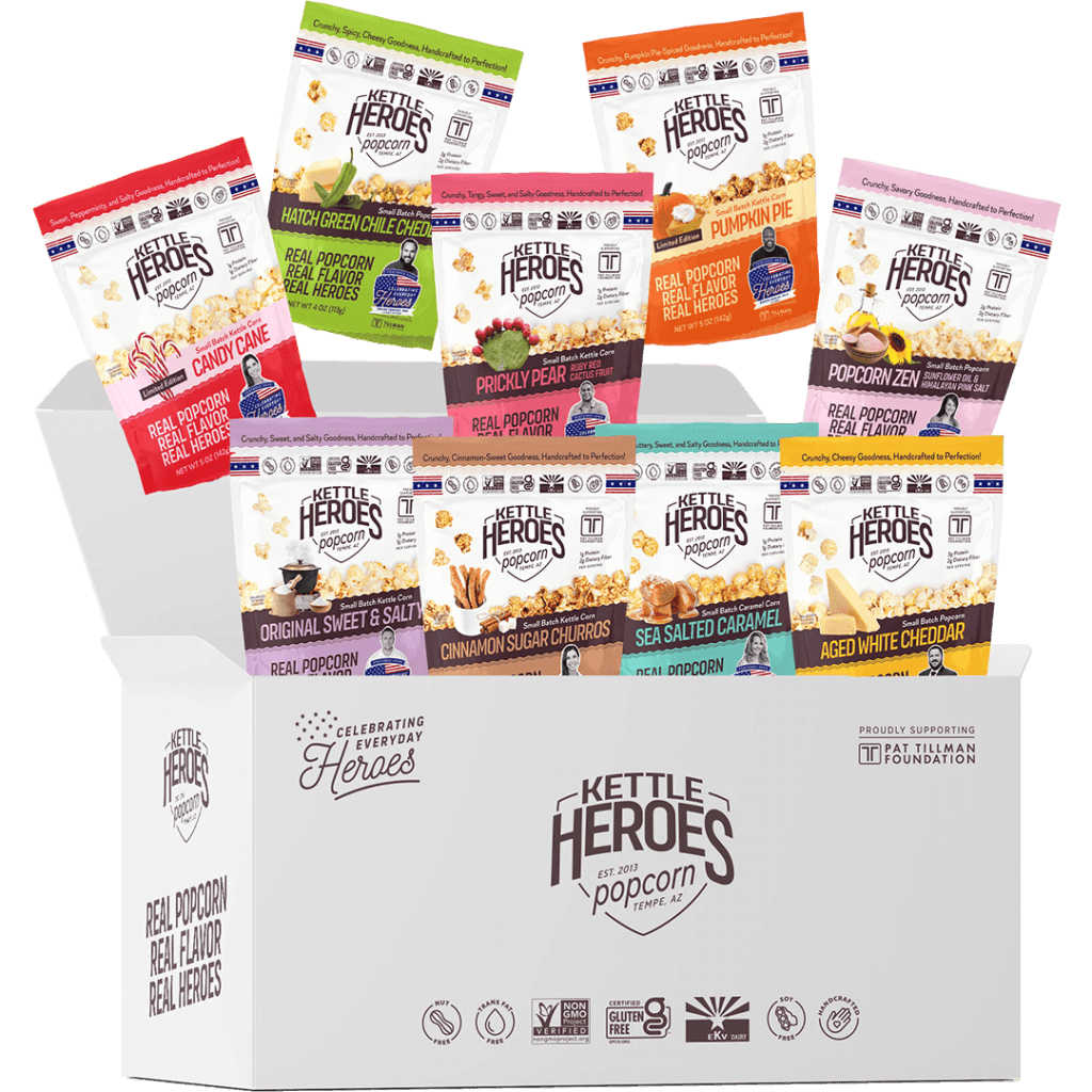 Plethora Popcorn Pack | 12 Bag Popcorn Variety Pack - Kettle Heroes Popcorn