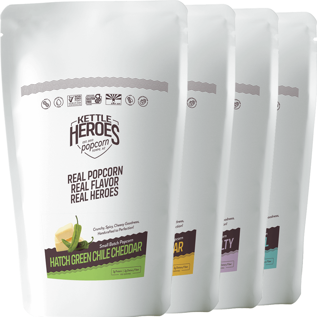 Party Pack | 4 Bags of Party Size Popcorn - Kettle Heroes Popcorn